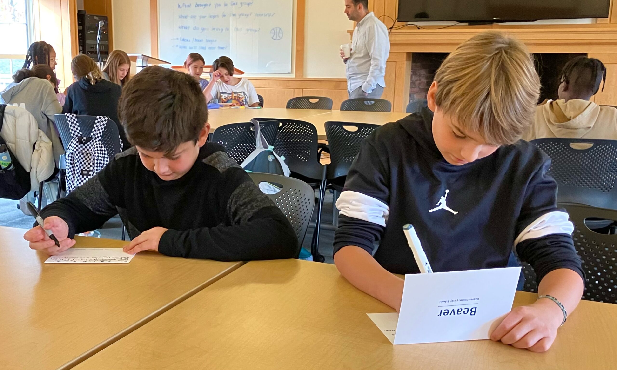 Middle school students write letters for Veteran's Day - Beaver Country ...