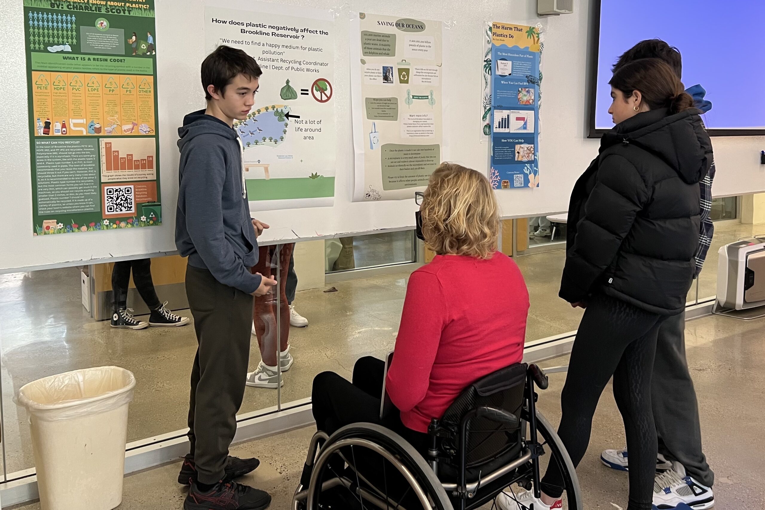 BVR Academics: Middle School students showcase presentations on plastic ...